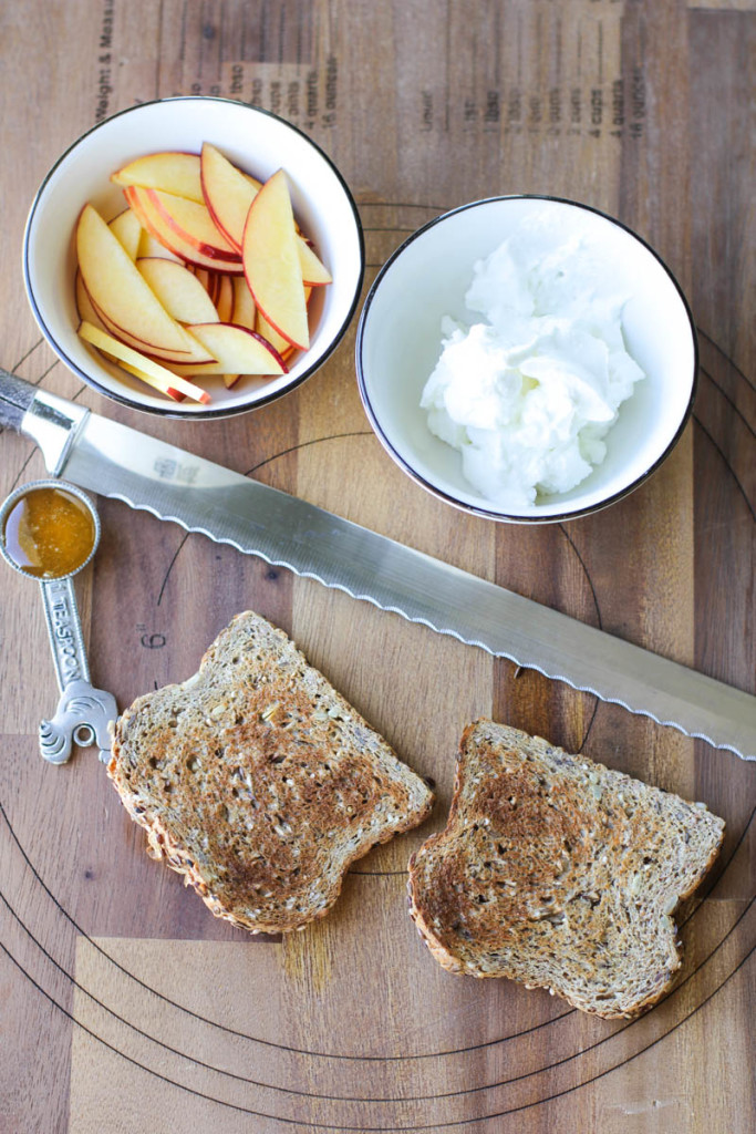Fresh Nectarine Toast